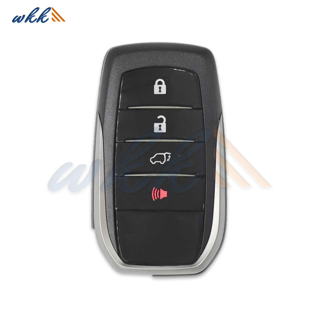 3+1Buttons 89904-60Y40 B2Z2K2A Toyota A9 CHIP 433MHz Smart Key for 2020 ...